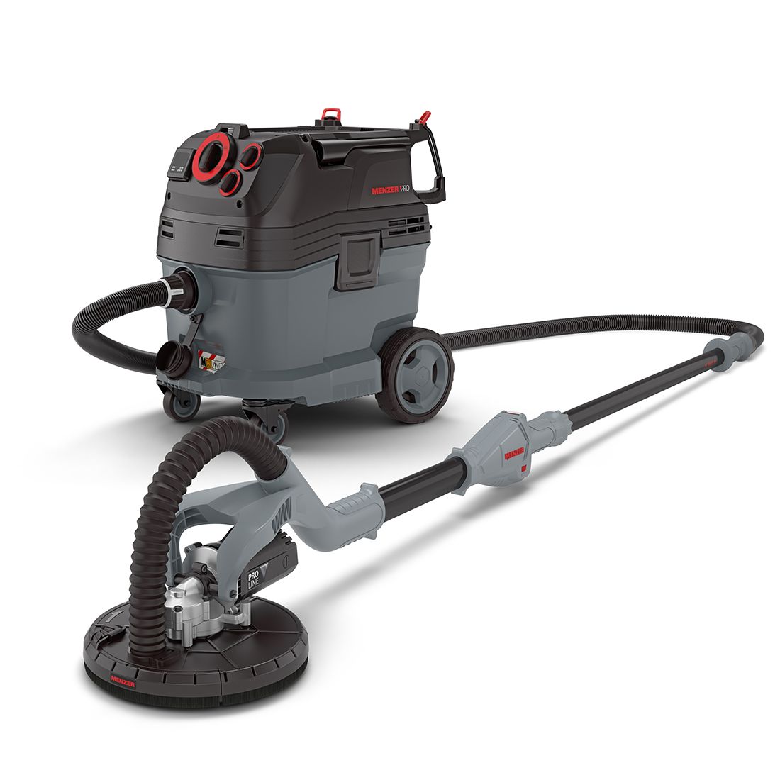 MENZER Ponceuse Girafe LHS 225 PRO VARIO avec Système Télescopique ...